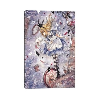 iCanvas "Down The Rabbit Hole" by Cherriuki Canvas Print - Bed Bath ...