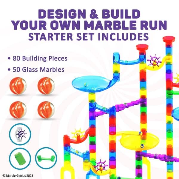 colourful marble run