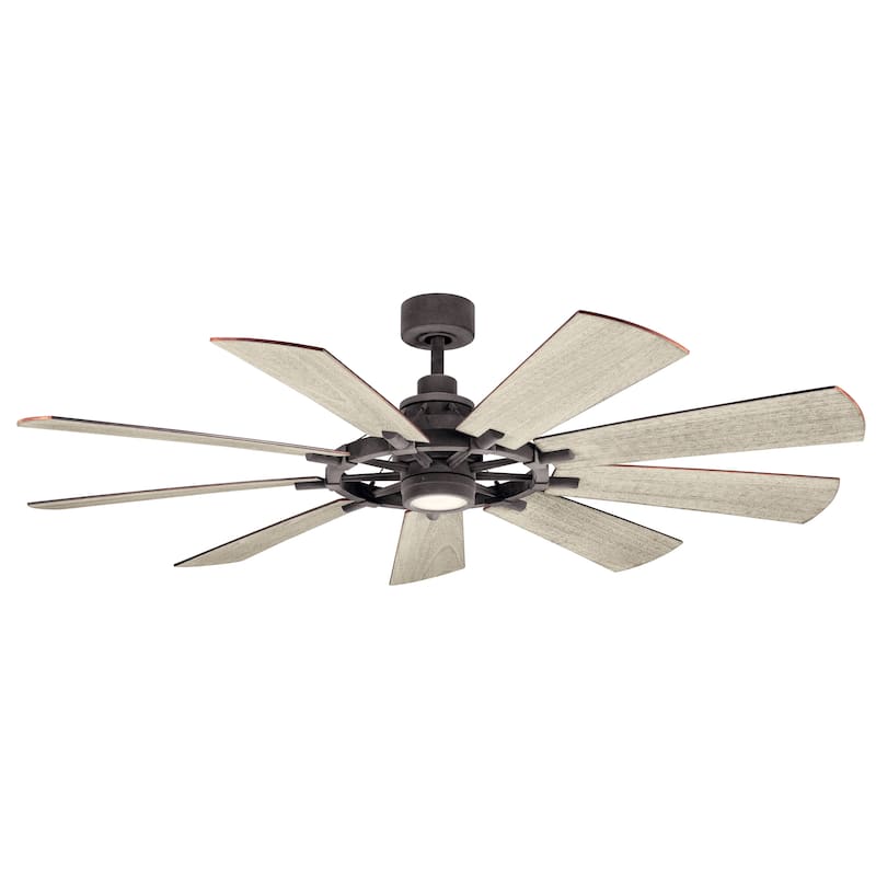 Gentry 65-inch LED Ceiling Fan (3-finish options) - Overstock - 24202937