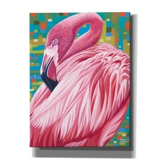 Epic Graffiti 'Fabulous Flamingos II' by Carolee Vitaletti, Canvas Wall ...