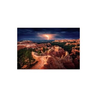 Lightning over Bryce Canyon Print On Acrylic Glass by Stefan ...