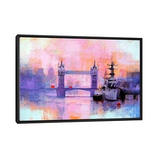 iCanvas "London Tower Bridge" by Colin Ruffell Framed - Bed Bath ...
