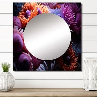 Designart "Purple Coral Marine Animals Harmony" Marine Animals Wall ...