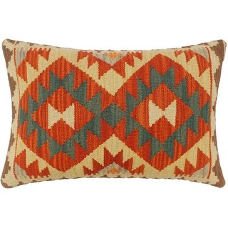Turkish Boho Chic Rigby Hand Woven Kilim Pillow - Bed Bath & Beyond ...