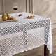 HLC.me Alona Lace Fabric Tablecloth for Rectangle & Round Tables ...