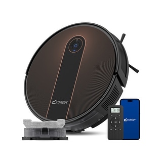 Coredy R75X Pro Robotic 2 in 1 Vacuum and Mop Combo Cleaner - Bed Bath ...