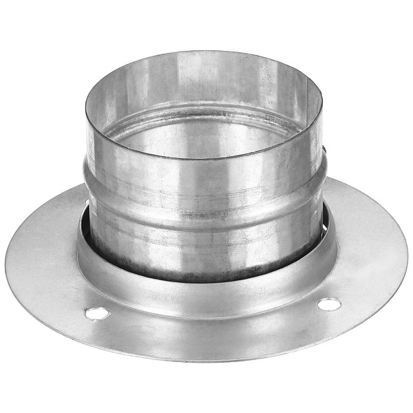 4" Vent Duct Connector Flange Fitting Duct Air Tight Coupling w Flange ...
