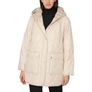 French Connection Short Onion Quilt Hooded Jacket - Bed Bath & Beyond ...
