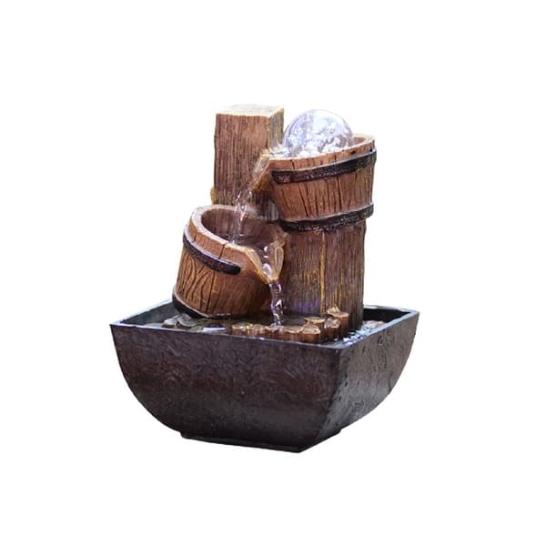 Tabletop Waterfall Fountain Tabletop Fountain Resin Waterfall Desktop ...