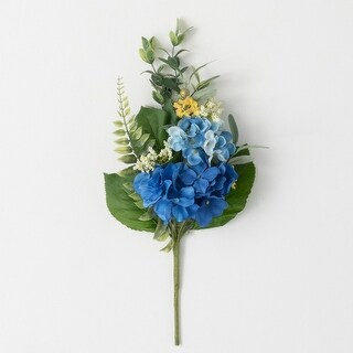 Sullivans Artificial Blue Hydrangea Mixed Stem - Bed Bath & Beyond ...