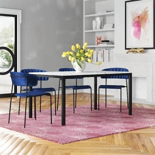 59.1'' Dining Table Marble color table top - Bed Bath & Beyond - 36991373