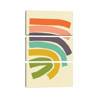 iCanvas "Bend I" by Jazzberry Blue 3-Piece Canvas Wall Art Set - Bed ...