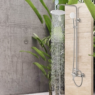 Outdoor Shower Fixture SUS304 System Combo Set - On Sale - Bed Bath ...