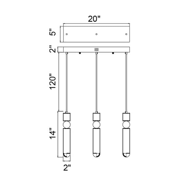 Chime LED Island/Pool Table Chandelier With Brass Finish - Bed Bath ...