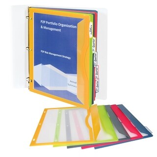 C-line products inc c line binder pockets with write on 06650 - Bed ...