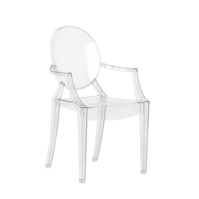 Polycarbonate Chair with Arm (set of 4) - Overstock - 36964354