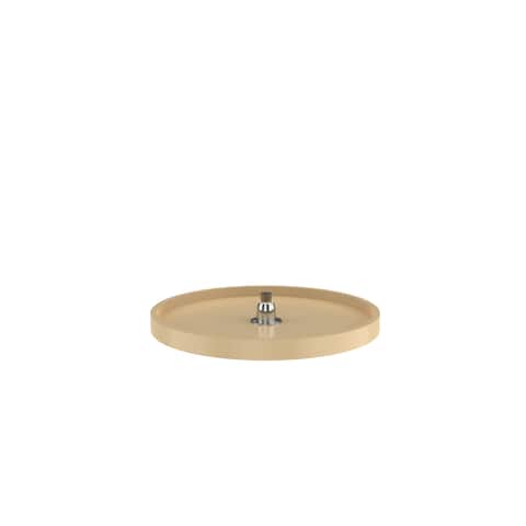 20 in Almond Polymer Full Circle Lazy Susan w/bottom mount - 20"W x 20 ...