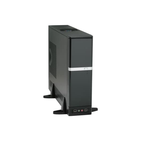 APEX DM-387 Black Steel Micro ATX Media Center / Slim HTPC Computer ...