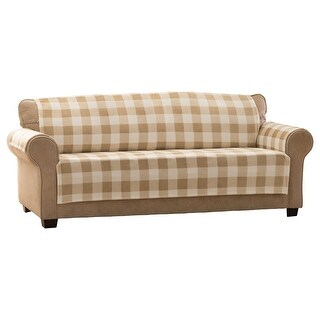 Franklin Buffalo Check XL Sofa Furniture Cover 1-Piece - Bed Bath ...
