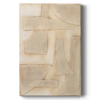 Buff Abstract Shapes I Premium Gallery Wrapped Canvas - Ready to Hang ...