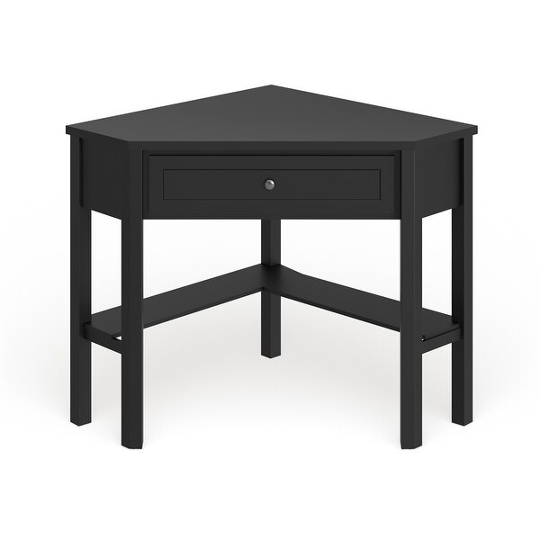 Porch Den Lincoln Solid Wood MDF Corner Computer Desk On Sale Bed Bath Beyond 19389896