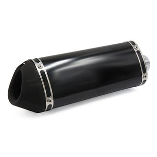 Motorcycle 320mm Length Triangle Shape Exhaust Pipe Silencer Muffler ...