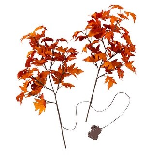 Indoor/Outdoor Lighted Maple Tree Branches, Set of 2 - Bed Bath ...