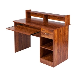 Essential Computer Desk Cherry Finish - Bed Bath & Beyond - 35820105
