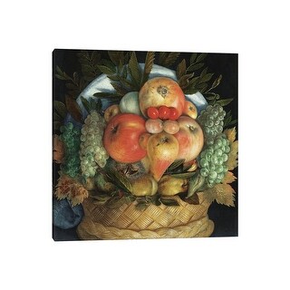 iCanvas "Reversible Anthropomorphic Portrait Of A Man Composed Of Fruit ...