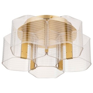 Nuvo Lighting 62/2401 Kenzo 18" Wide Semi-Flush LED Ceiling Fixture ...