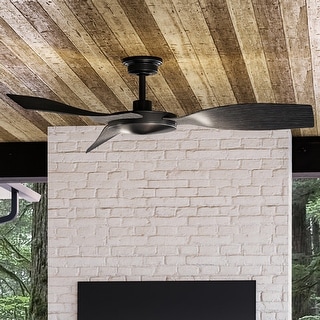 Luxury Modern Ceiling Fan, 11.5"H x 54"W, with Contemporary Style ...