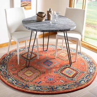 SAFAVIEH Handmade Heritage Jessi Traditional Oriental Wool Rug - On ...
