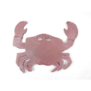 Rustic Red Whitewashed Cast Iron Crab Trivet 11" - 11" L x 8" W x 1" H ...