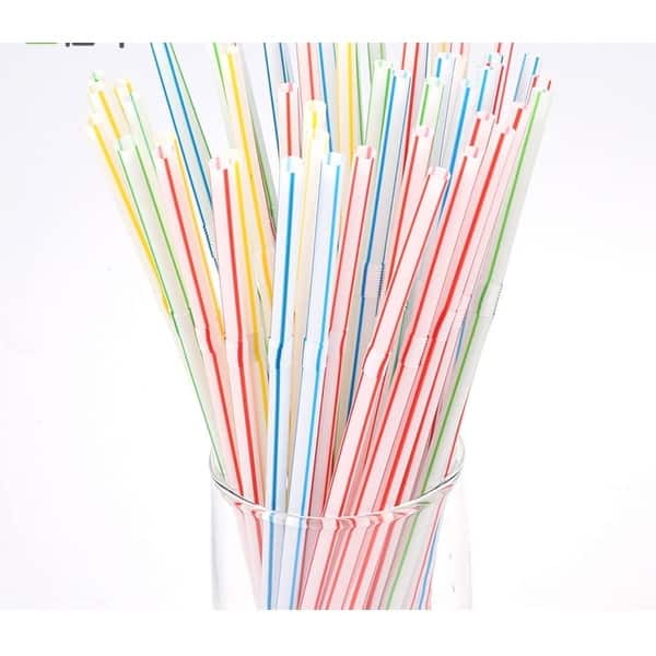 Straw Dispenser with Stainless Steel Lid, Clear Acrylic Straw Holder ...