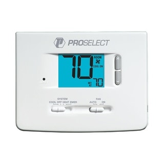 ProSelect SL21NP Digital Non-Programmable Thermostat with 2" Square ...