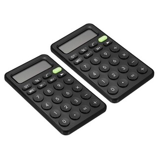 Desk Basic Cute Calculator 2pcs Calculators Battery Powered 12 Digit ...
