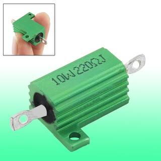 Green 10 Watt 220 Ohm Aluminum Shell Wire Wound Resistor - Bed Bath ...