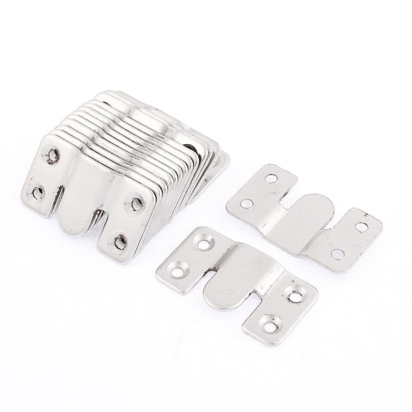 Home Sofa Metal Interlock Bracket Joint Connector Hanger Hook 15 Pcs ...