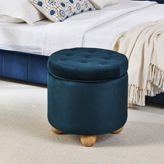 Multi-functional Round Storage Ottoman - Bed Bath & Beyond - 42606857