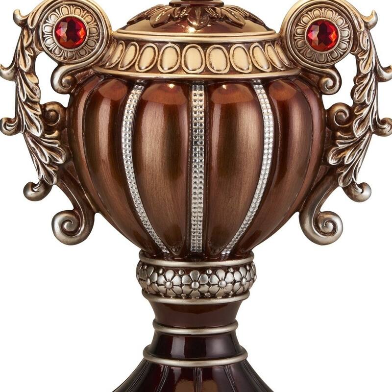 Tall Bronze Urn Shaped Table Lamp - Large - Overstock - 36295520