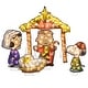 32" Peanuts 2D LED PreLit Yard Art Nativity Pageant 5pc Set - Bed Bath ...