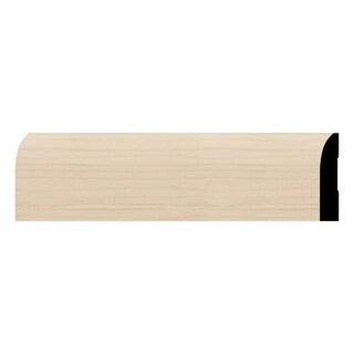 WM713: 9/16-in D x 3-1/4-in W x 96-in L Americraft Solid Hardwood Stain ...