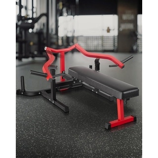 Chest press, bench press with independent converging arms, adjustable ...