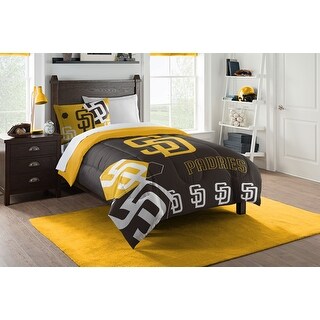 MLB 862 Padres Hexagon Twin Comforter Set - Bed Bath & Beyond - 34012108
