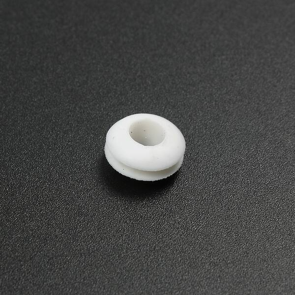 10 Pcs 5mm Inner Diameter Dual Side White Rubber Firewall Grommets ...