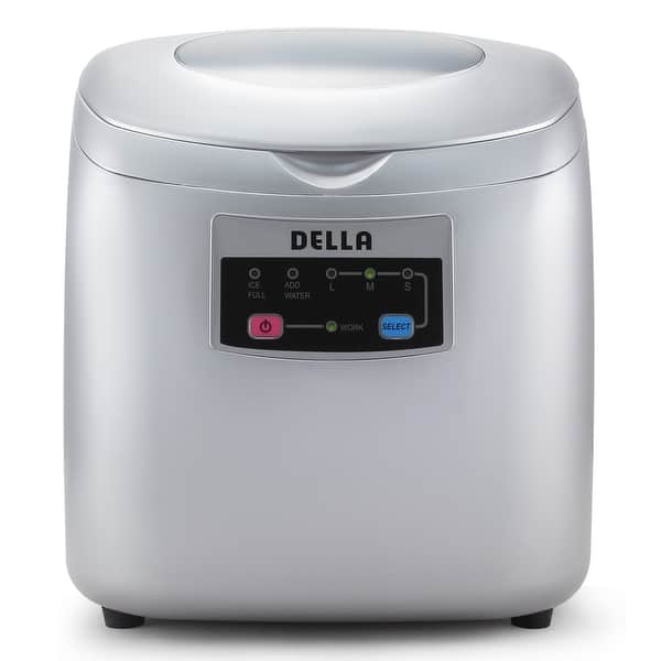 Della Portable Ice Maker Easy-Touch Buttons 26lb Per Day Countertop ...