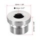 Stainless Steel Inner Hex Head M27x1.5 Pipe Fitting Plug - Bed Bath ...