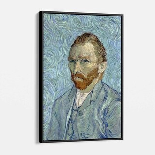 Blue van Gogh portrait Wall Art Canvas 5612 - Bed Bath & Beyond - 39913221