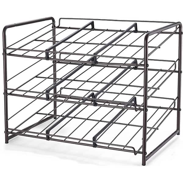3 Tier Stackable Can Rack Organizer for Kitchen Cabinet Pantry ...
