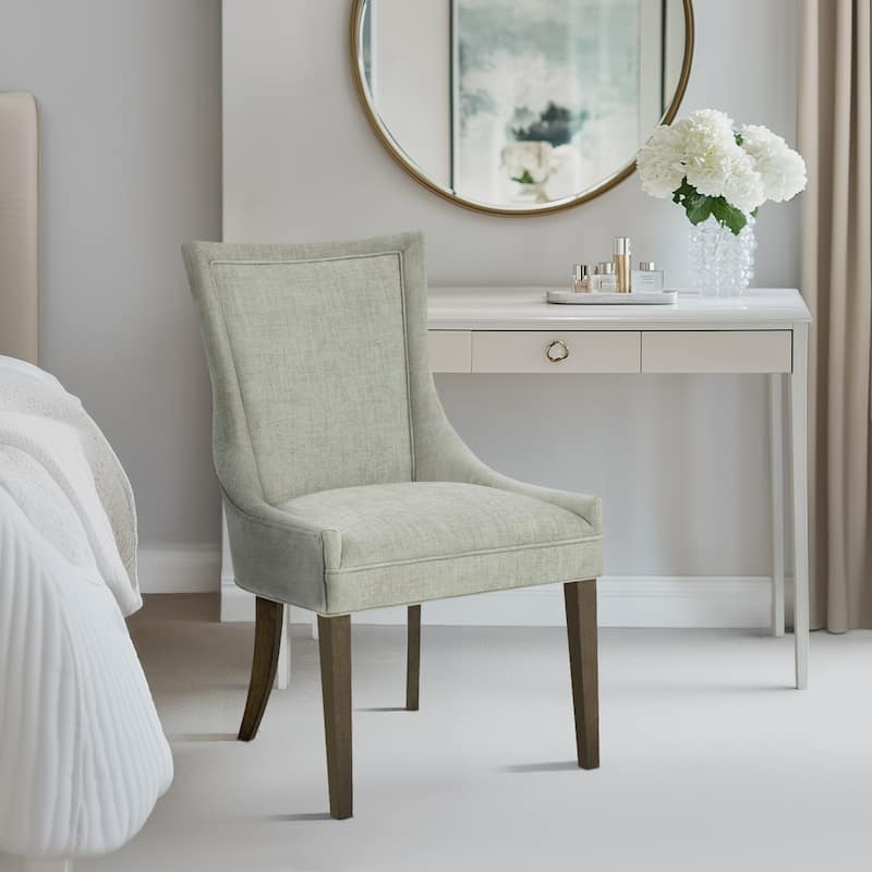 Madison Park Signature Ultra Upholstered Dining Side Chairs With Wood ...